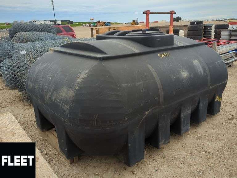 Approximately 950Gal Black Hippo Leg Water Tank - Michener Allen ...