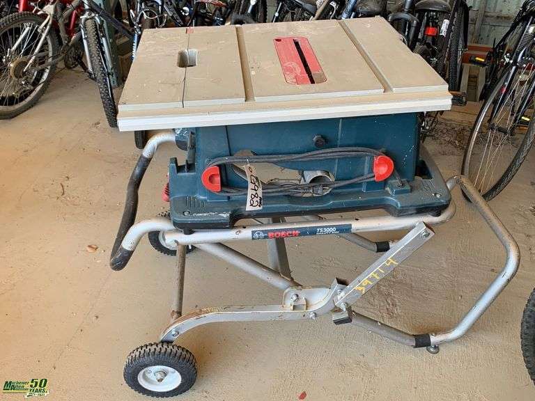 Bosch 4100 10IN Table Saw with Gravity Rise Stand - Qty 1 - Michener ...