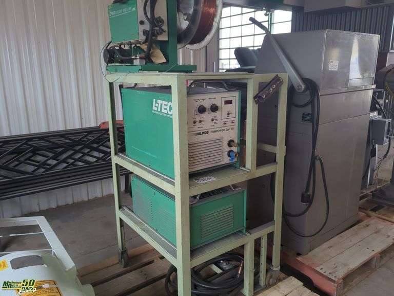 Linde Trimpower 300 SVI Mig Welder and L-Tec Digimig Deluxe Wire Feeder ...