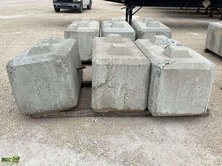 6 Concrete Lego Blocks - Michener Allen Auctioneering Ltd
