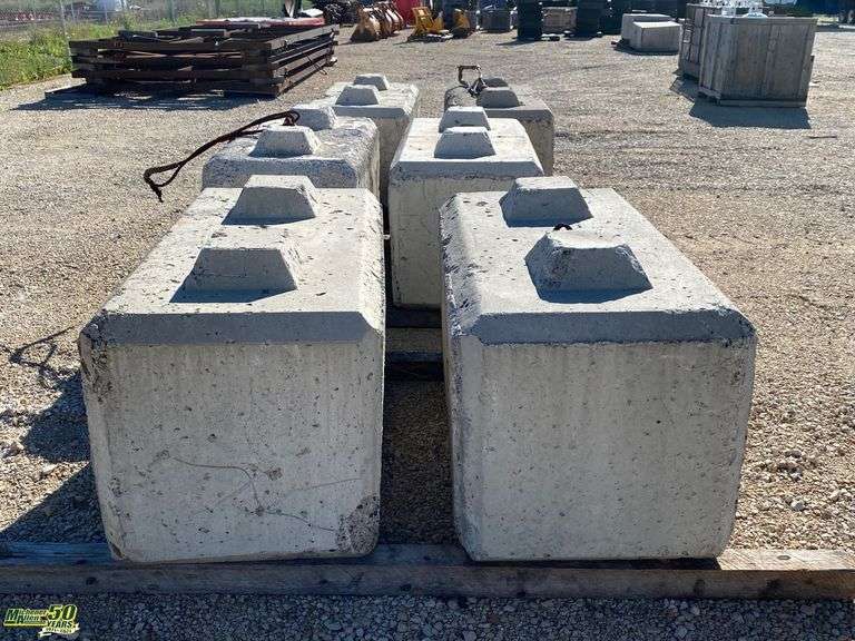 6 Concrete Lego Blocks - Michener Allen Auctioneering Ltd