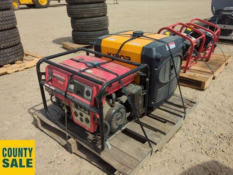 Honda EM65005, Kipor Sinemaster IG6000H Generators - Michener Allen ...