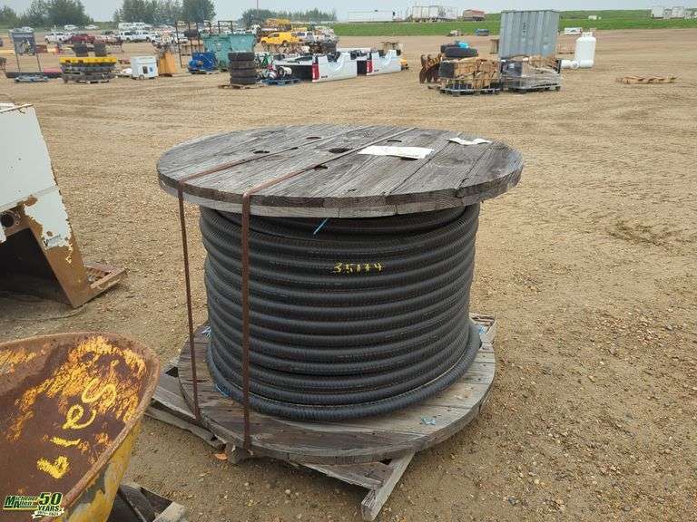 Spool of 600V ACWU90 Armored Cable - Michener Allen Auctioneering Ltd
