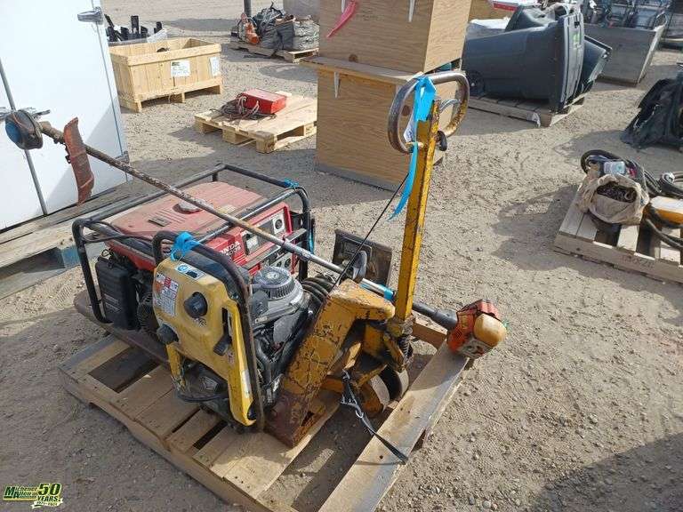 Honda EM6500S Generator, STIHL String Trimmer, Wacker Neuson Jumping ...