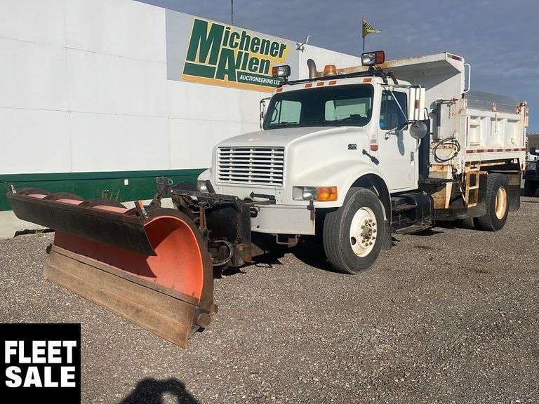 1995 International 4900 S/A Sander / Plow Dump Truck - Michener Allen ...