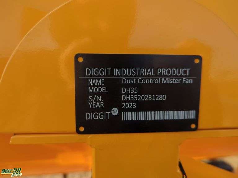 DH35 Diggit Dust Control Mister Fan - Michener Allen Auctioneering Ltd