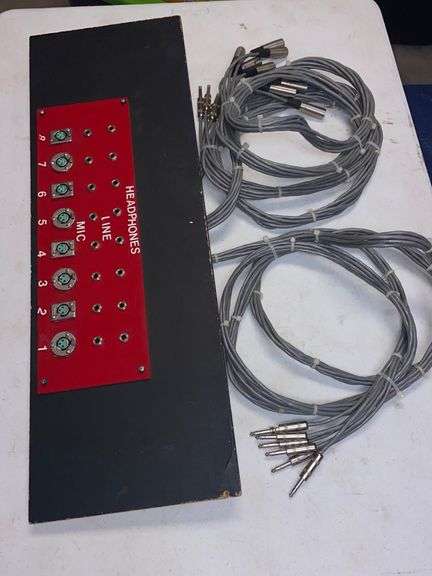 Custom Made Patchboard - McLaughlin Auctioneers, LLC- mc-bid.com