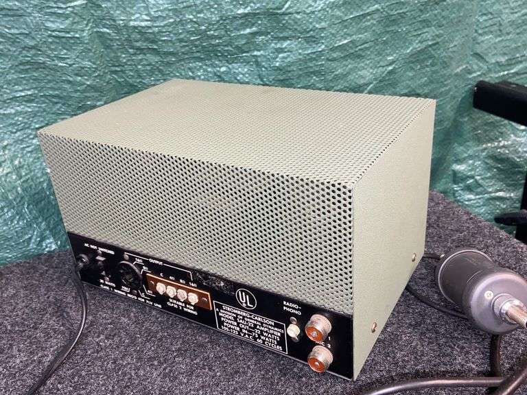 Vintage 1961 Stromberg-Carlson Signet 22 Amplifier - McLaughlin ...