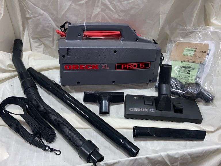 Oreck XL Pro 5 vacuum - McLaughlin Auctioneers, LLC- mc-bid.com