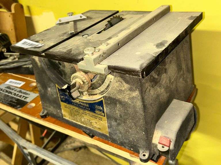 POWR KRAFT 4" TABLE SAW - McLaughlin Auctioneers, LLC- mc-bid.com