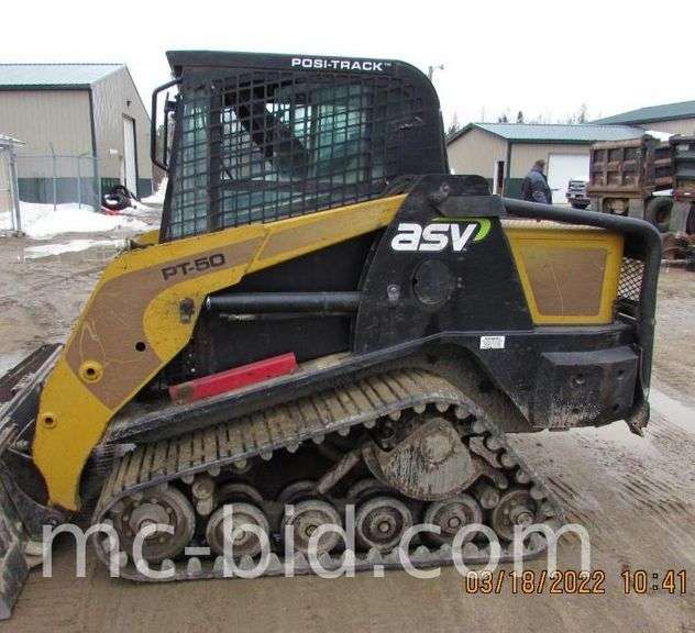2008 ASV PT 50 Track Loader. S - McLaughlin Auctioneers, LLC- mc-bid.com
