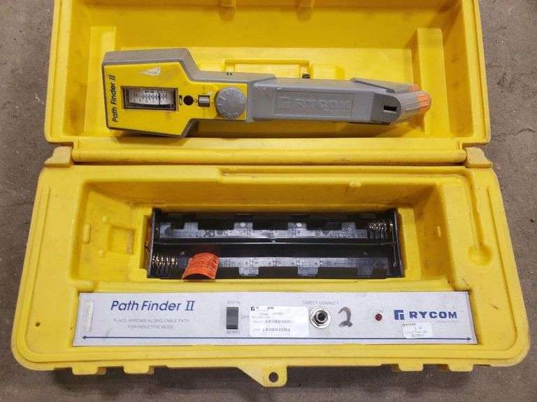 Rycom Path Finder II Locator. - McLaughlin Auctioneers, LLC- mc-bid.com