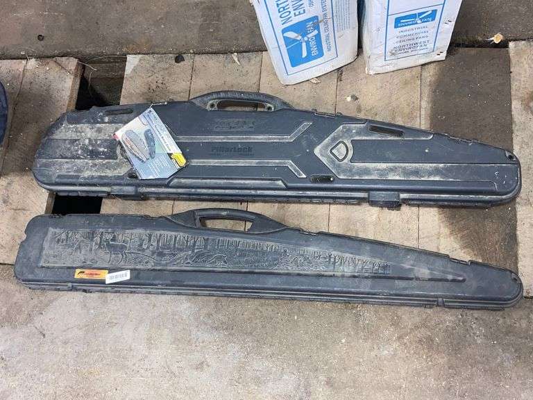 (2) HARD-SIDED RIFLE CASES - McLaughlin Auctioneers, LLC- mc-bid.com