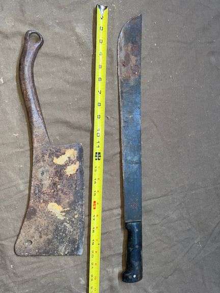 CLEAVER AND MACHETE - McLaughlin Auctioneers, LLC- mc-bid.com