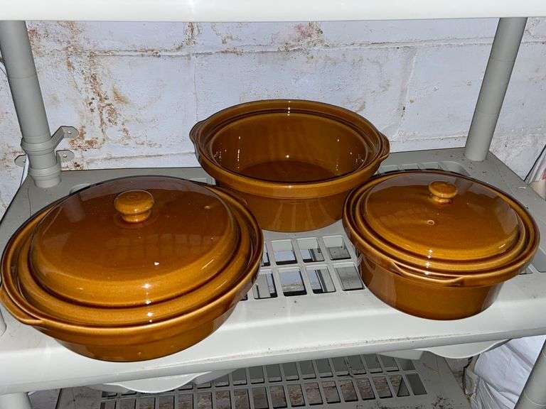 RIVAL STONEWARE CASSEROLES - McLaughlin Auctioneers, LLC- mc-bid.com