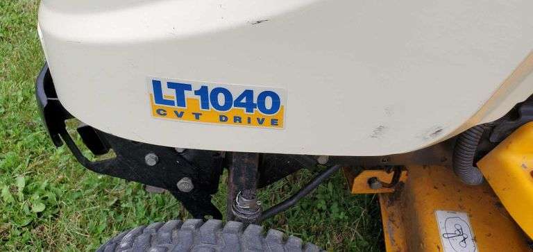 Cub Cadet LT1040 Riding Lawn mower - McLaughlin Auctioneers, LLC- mc ...