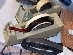 GUILLOTINE PAPER CUTTER AND TAPE DISPENSERS - McLaughlin Auctioneers, LLC- mc-bid.com