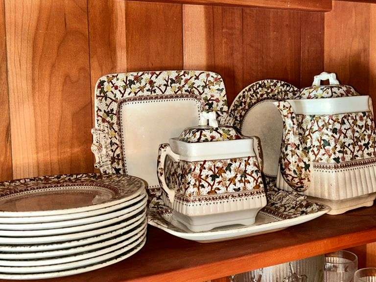 ANTIQUE DV & C DISHWARE - McLaughlin Auctioneers, LLC- mc-bid.com