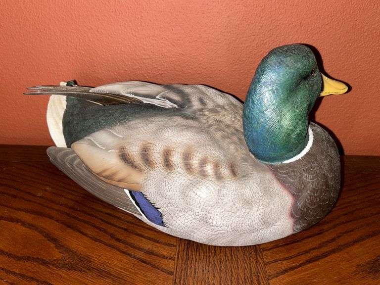 HADLEY COLLECTION MALLARD DRAKE DECOY - McLaughlin Auctioneers, LLC- mc ...
