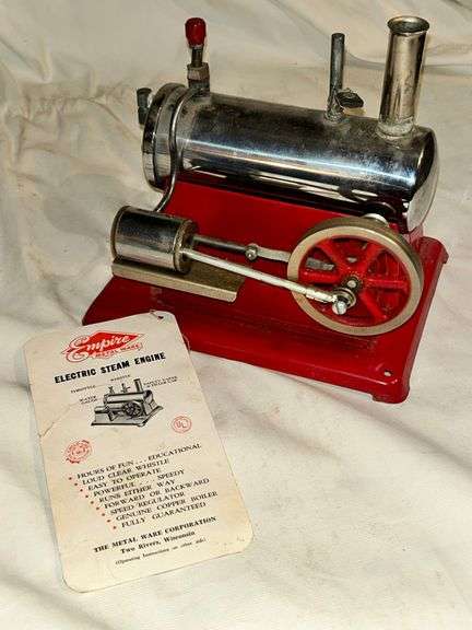Empire Metal Ware Electric Steam Engine - McLaughlin Auctioneers, LLC ...