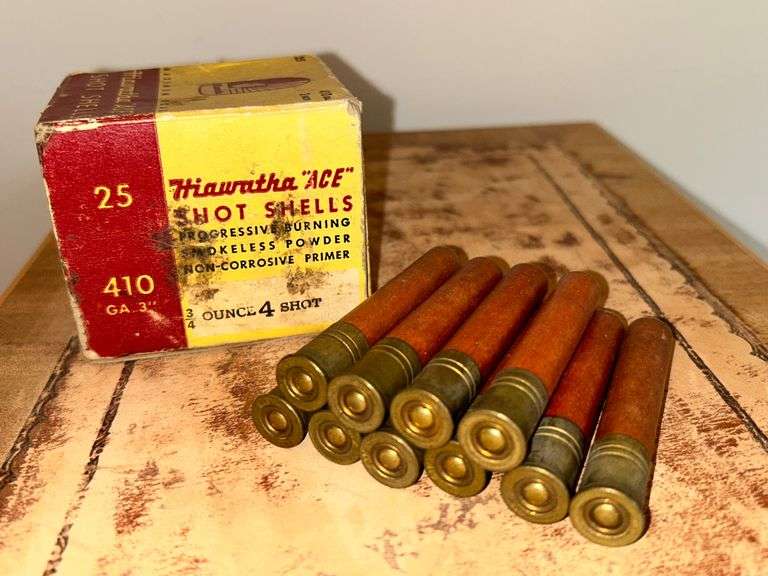 Hiawatha ace shot shells, 410 gauge 3 inch Hiawatha ace shot shells 410 ...