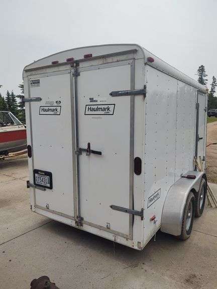 2002 Hallmark 12' Enclosed Trailer - McLaughlin Auctioneers, LLC- mc ...