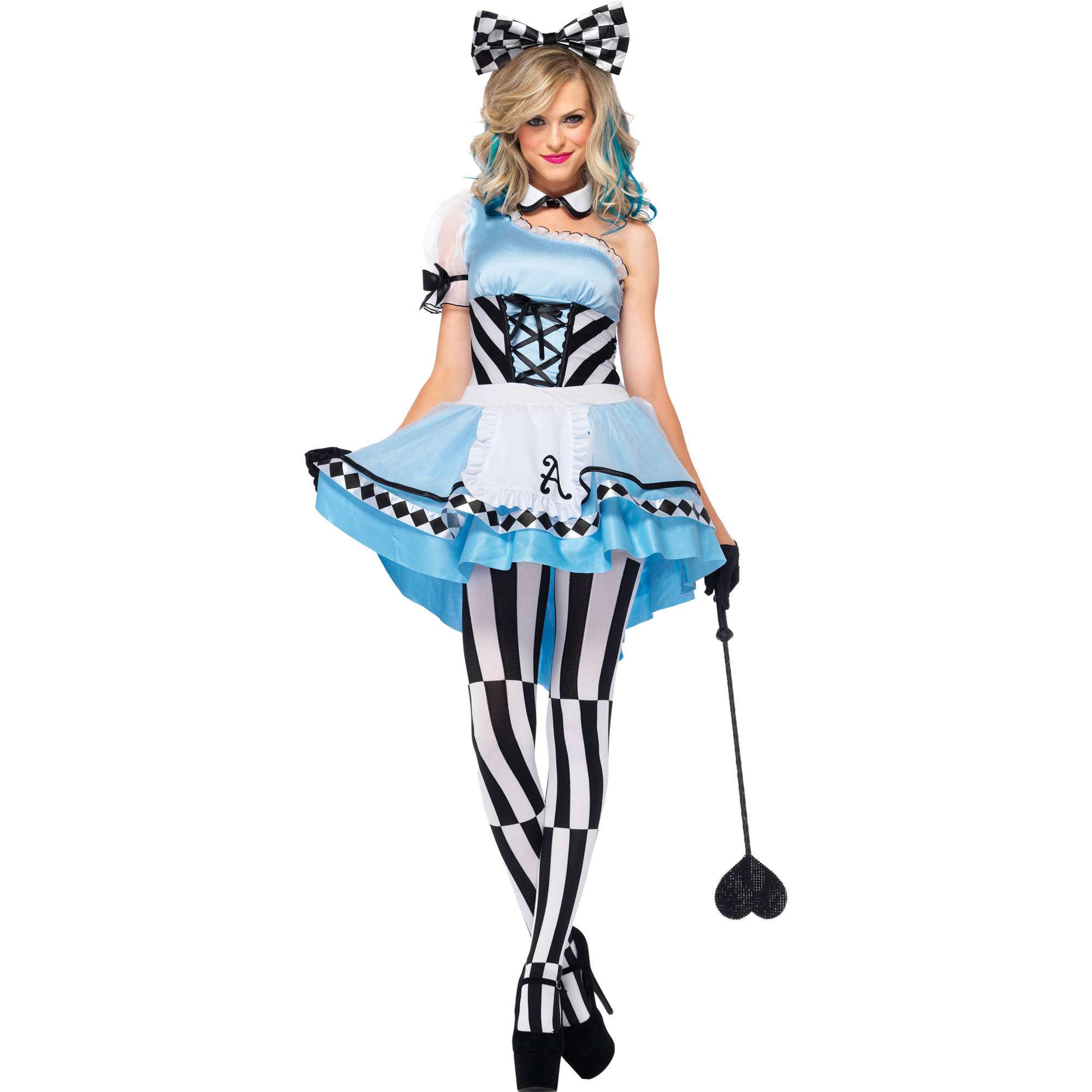 See Note Leg Avenue Womens Classic Alice In Wonderland Dress Set