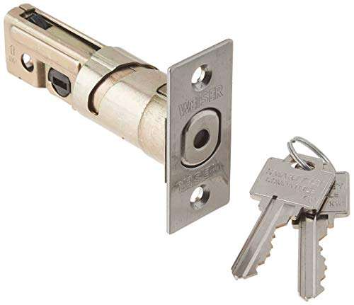 Weiser Powerbolt 2 Satin Nickel Keyless Entry Door Lock, Single ... Weiser Powerbolt 2 Satin Nickel Keyless Entry Door Lock, Single ...