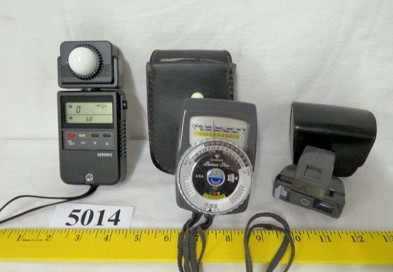 Sekonic digital light meter, Gossen Luna-pro light meter & variable ...