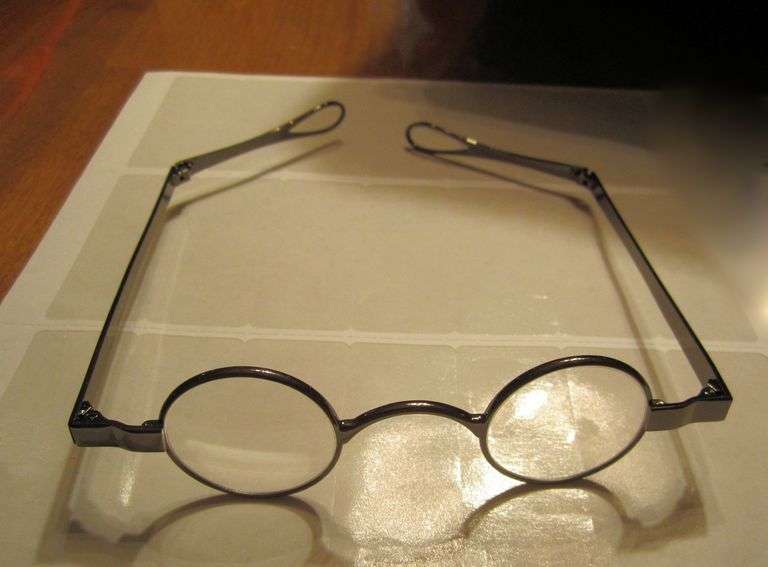 Prescription glasses in frames made to look like British Colonial ...