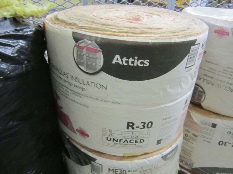 Insulation including 6 rolls of R30 attic insulation - Mark Van Hook ...