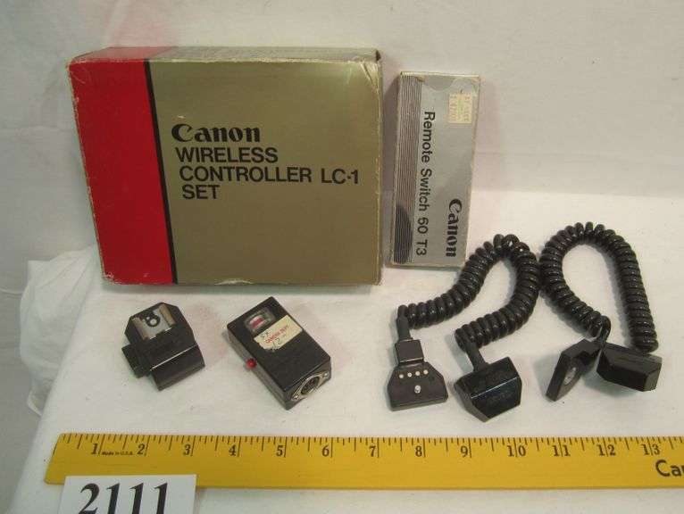 Canon F-1 era SLR accessories incl. Wireless Controller LC1 - Mark Van ...
