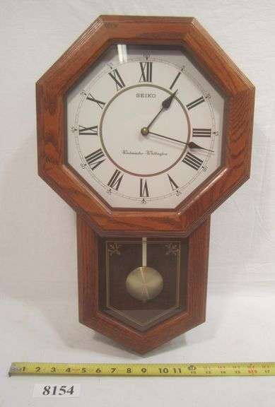 Seiko battery operated wall clock with Westminster chime - Mark Van ...