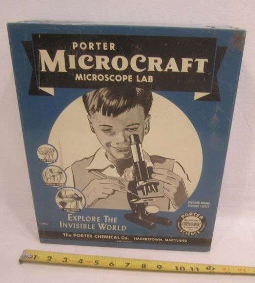 Vintage Porter Microcraft microscope / chemistry set - Mark Van Hook ...
