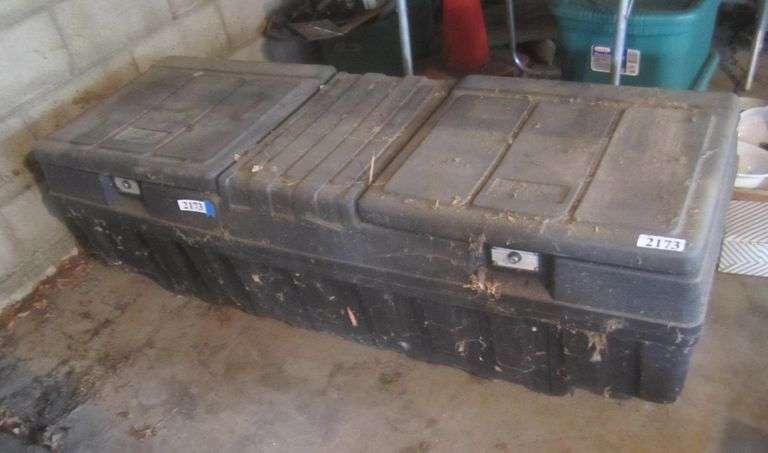 Plastic Work-Box pickup truck tool box - Mark Van Hook, Auctioneer