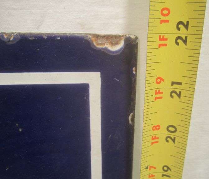 Antique Southwestern Bell Telephone double-sided enamel sign - Mark Van ...