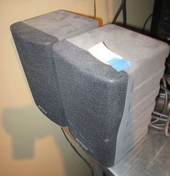 Pair of Optimus Pro X7 compact speakers - Mark Van Hook, Auctioneer