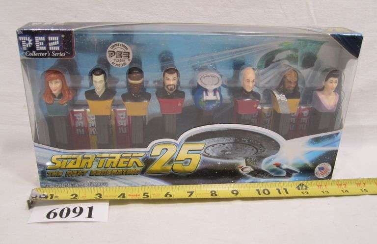 Star Trek Next Gen. Pez containers new in package - Mark Van Hook ...