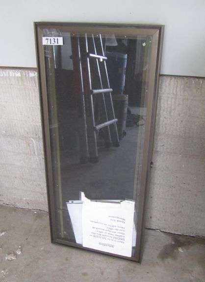 Wall mount display / sign case. - Mark Van Hook, Auctioneer