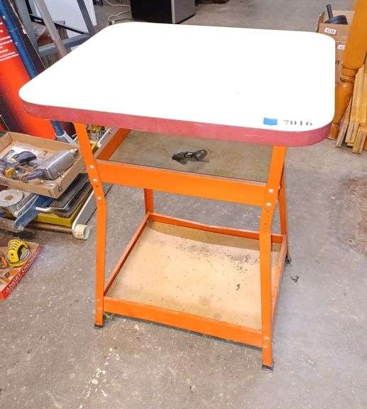 Hirsh work table - Mark Van Hook, Auctioneer