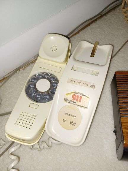 2 rotary dial telephones, clock radio, alarm clock - Mark Van Hook ...