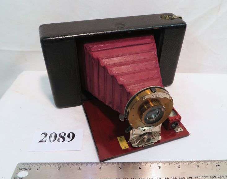 Blair Folding Hawkeye red bellows folding camera - Mark Van Hook ...