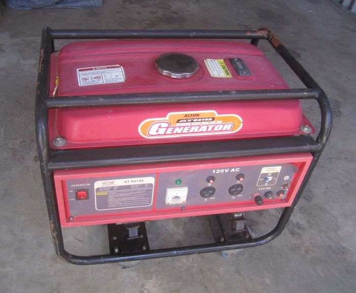 Alton AT04148 3500 watt generator - Mark Van Hook, Auctioneer