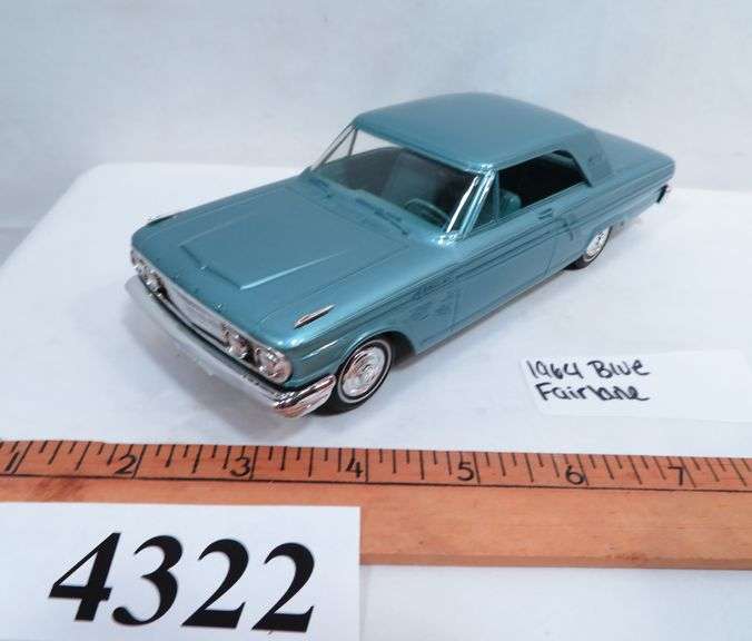 1964 Blue Ford Fairlane AMT Dealer Promo model car - Mark Van Hook ...