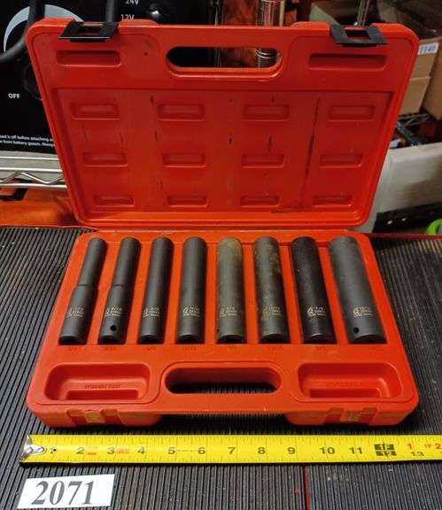 Sunex extra deep well socket set 1/2 through 15/16 in case - Mark Van ...