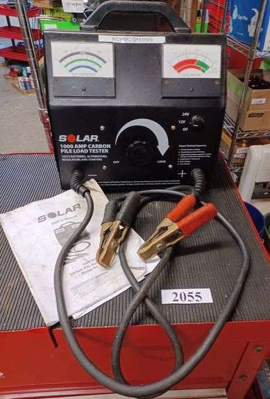 Solar 1,000 amp carbon pile load tester for batteries, alternators ...