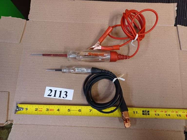 2 Snap-On test probes - Mark Van Hook, Auctioneer