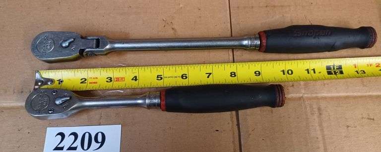 Two Snap-On ratchets - Mark Van Hook, Auctioneer