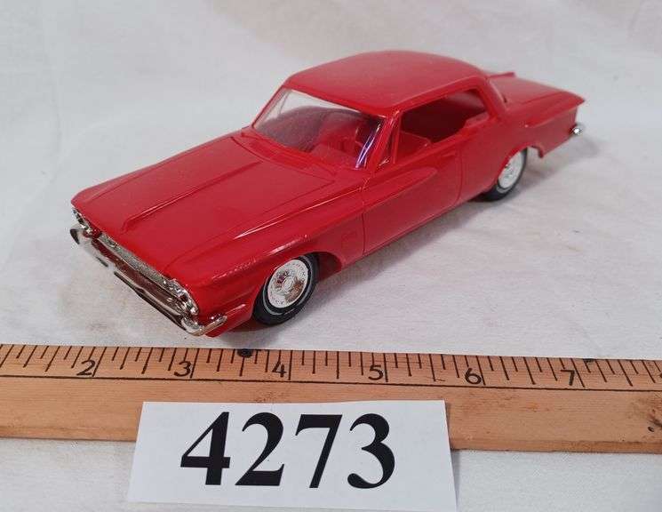 1962 Ford Fury 2 door red - Mark Van Hook, Auctioneer