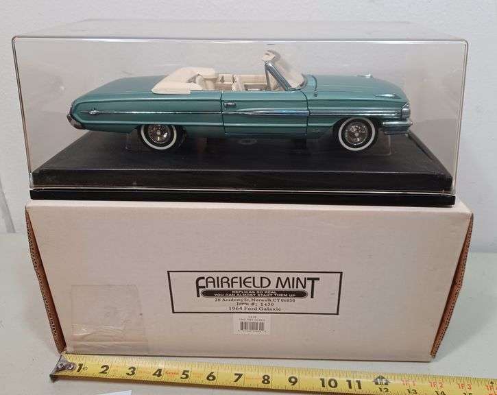 Fairfield Mint diecast 1964 Ford Galaxie in box - Mark Van Hook, Auctioneer